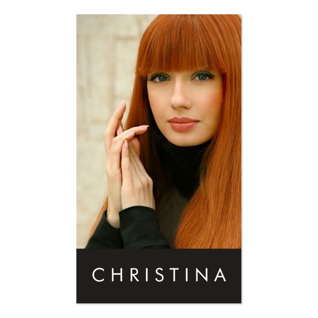 Models and Actors Modern Headshot Business Card Templates