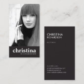 Models and Actors Modern Headshot II Business Card | Zazzle