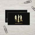 Models (gold) business card | Zazzle