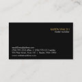 Models (gold) business card | Zazzle