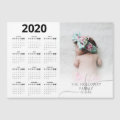 Modern 2020 calendar photo family typography | Zazzle