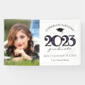 Modern 2023 Purple Photo Graduation Banner | Zazzle