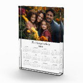 Modern 2024 Family Name Photo Calendar | Zazzle