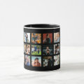 Modern 24 Insta Photo Collage Keepsake Mug | Zazzle