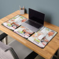 Modern 3 Photo Collage Best Grandpa Ever Desk Mat | Zazzle