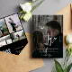 Modern 5 photo collage QR CODE script wedding Invitation | Zazzle