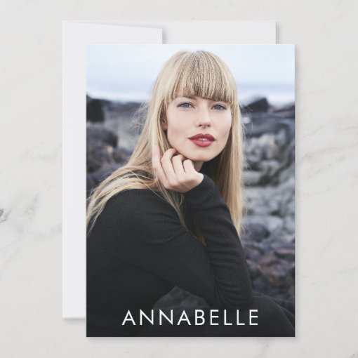 Modern 6 Photo Fashion Modeling Model Comp Card | Zazzle