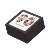 Modern 90th Number Photo Collage Custom Greeting Gift Box | Zazzle