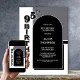 Modern 95th Birthday Black Arch Party Invitation | Zazzle