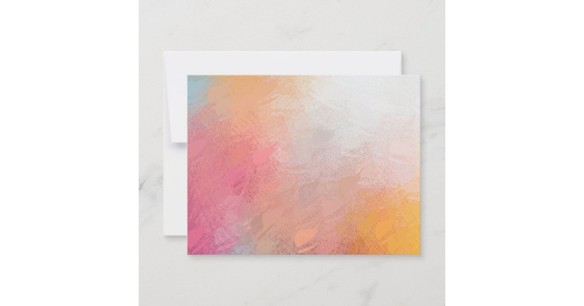 Modern Abstract Artwork Blank Template Colorful | Zazzle