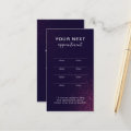 Modern Abstract Beauty Appointment Card | Zazzle