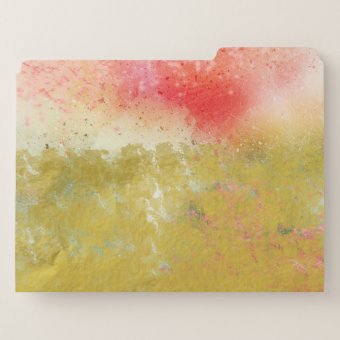 Modern Abstract Calligraphy Script Professional File Folder | Zazzle