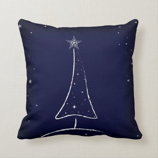 Modern Abstract Christmas Tree Throw Pillow | Zazzle.com