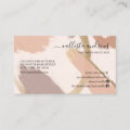 Modern Abstract Earth Tone Gold Signature Script Business Card | Zazzle