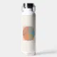 Modern Abstract Earthy Tones Geometric Water Bottle | Zazzle