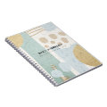 MODERN ABSTRACT GEOMETRIC ART CERAMIC TEXTURE NOTEBOOK | Zazzle