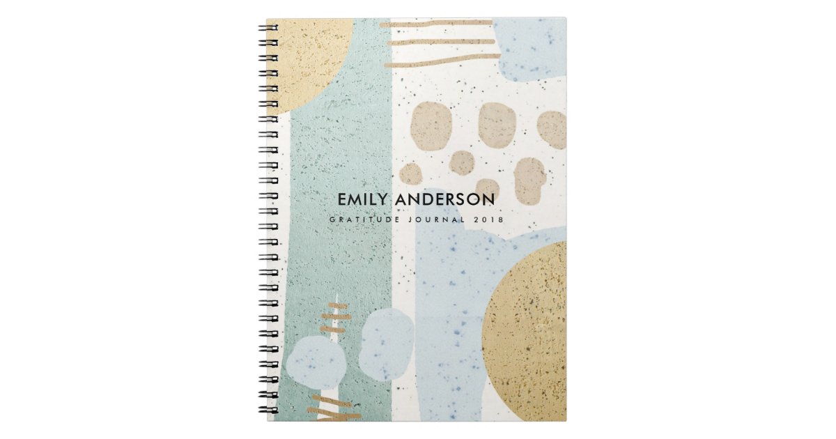 MODERN ABSTRACT GEOMETRIC ART CERAMIC TEXTURE NOTEBOOK | Zazzle