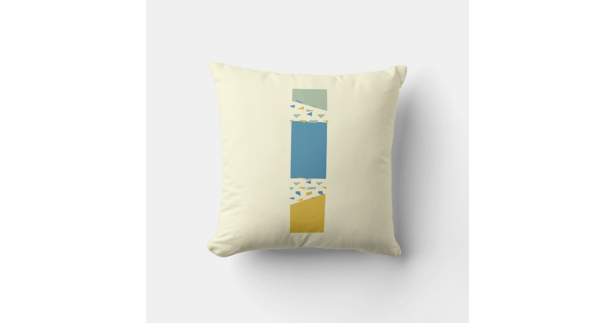 Modern Abstract Letter L Monogram Initial Throw Pillow | Zazzle