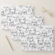 Modern Abstract Lines Faces Continuous Line Art File Folder | Zazzle