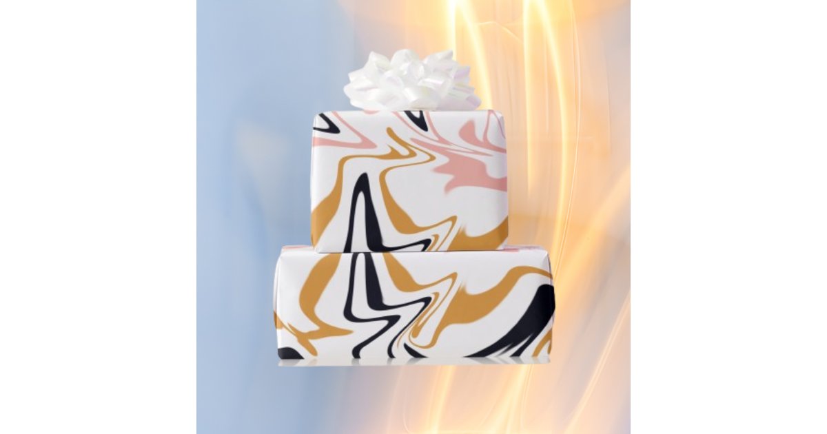 Modern abstract lines Gift Wrapping Paper | Zazzle