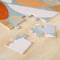 Modern Abstract Pastel Jigsaw Puzzle | Zazzle