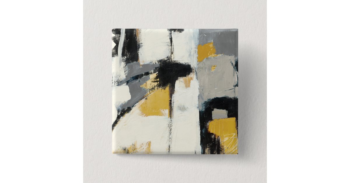Modern Abstract Pinback Button | Zazzle