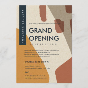 Modern Grand Opening Invitation