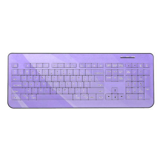 Purple Black Ombre Wireless Keyboard | Zazzle.com