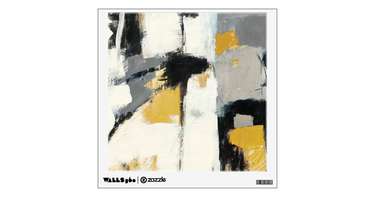 Modern Abstract Wall Sticker | Zazzle