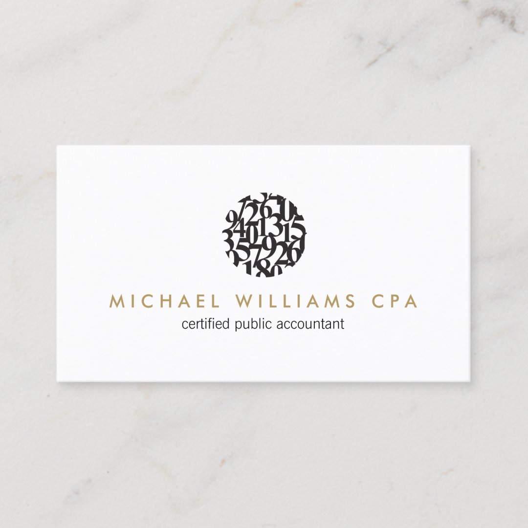 Modern Accountant, Accounting II Business Card | Zazzle