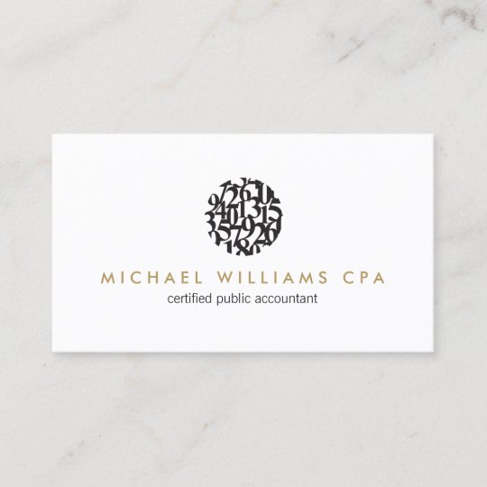Modern Accountant, Accounting II Business Card | Zazzle
