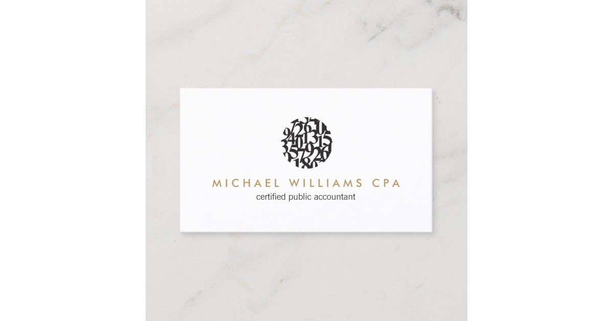 Modern Accountant, Accounting II Business Card | Zazzle