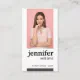 Modern Actress Model Business Card | Zazzle