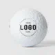 Modern Add Your Logo Business Company Branded Golf Balls | Zazzle
