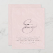 Modern Ampersand Wedding Invite QR Code RSVP | Zazzle