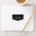 Modern and Classic Dark and Light Grey Address Label | Zazzle
