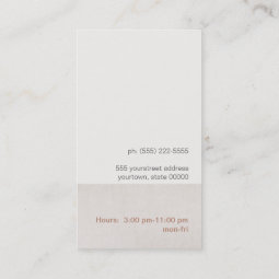 Modern and Hip Business Card | Zazzle