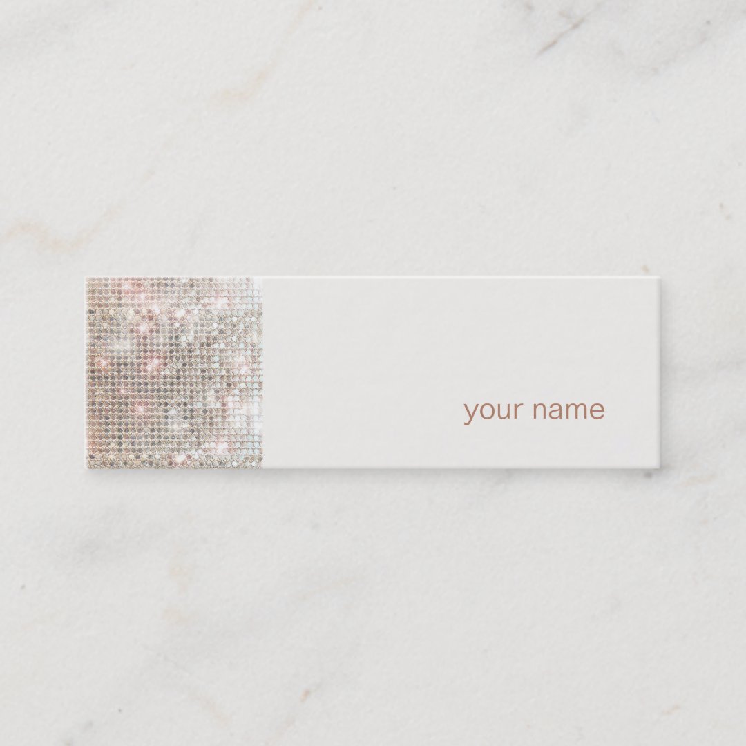 Modern and Hip Mini Profile Business Card | Zazzle