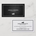 Modern and Minimal Financial Analyst Business Card | Zazzle