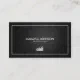 Modern and Minimal Financial Analyst Business Card | Zazzle