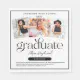 Modern and Minimal Photo Graduation Fun Facts Napkins | Zazzle