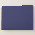 Modern And Minimalist Navy Blue File Folder | Zazzle
