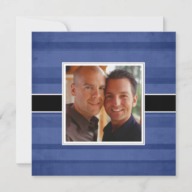Modern Anniversary Dinner Party Photo Invitations | Zazzle