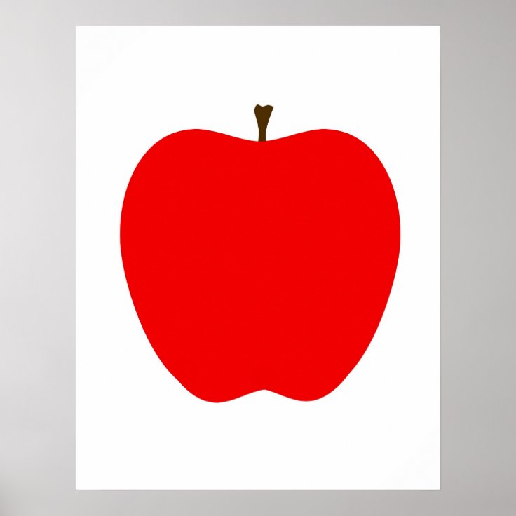 Modern Apple print | Zazzle
