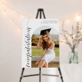 Modern Arch Graduate Photo Congratulations Banner Foam Board | Zazzle
