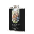 Modern Arch Photo Father's Day | Black Flask | Zazzle