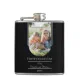Modern Arch Photo Father's Day | Black Flask | Zazzle