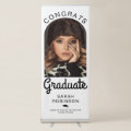 Modern Arch Photo Minimal Graduation Retractable Banner | Zazzle
