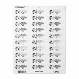 Modern Art Customized Return Address Label | Zazzle
