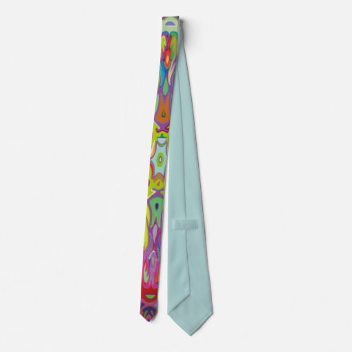Modern Art Deco Multi-color For clothes and decor Neck Tie | Zazzle